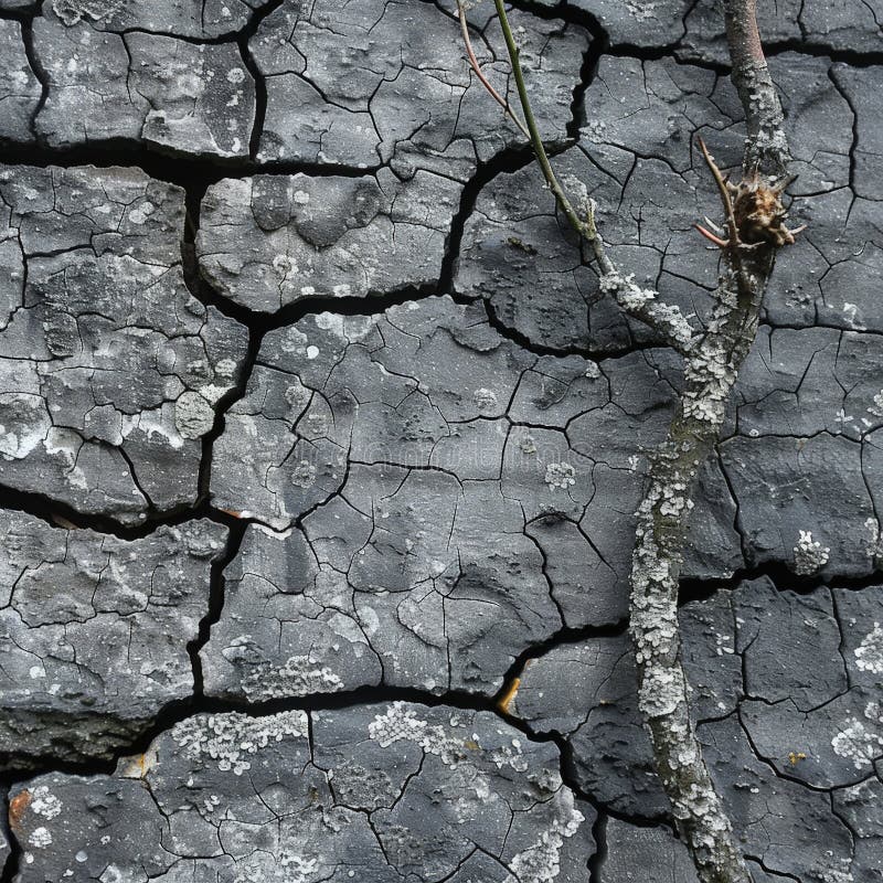 Tree emerging from ground stock illustration. Illustration of branches ...