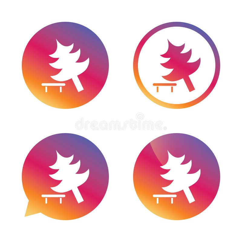 Caution Tree Felling in Progress Symbol Sign, Vector Illustration ...
