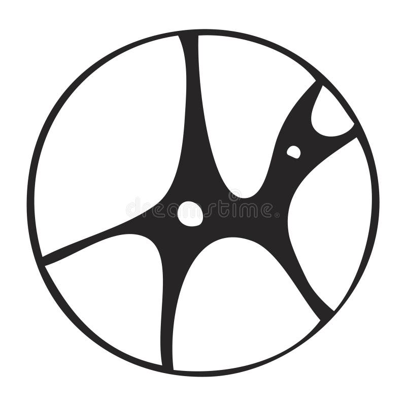 Architectural Symbol of Tree. Curve Vector As Mark of the Trench Stock ...