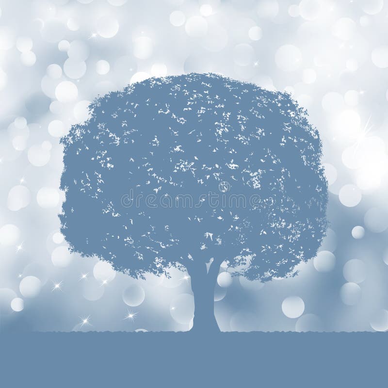 Tree Silhouette Blue Stock Illustrations – 66,210 Tree Silhouette Blue ...