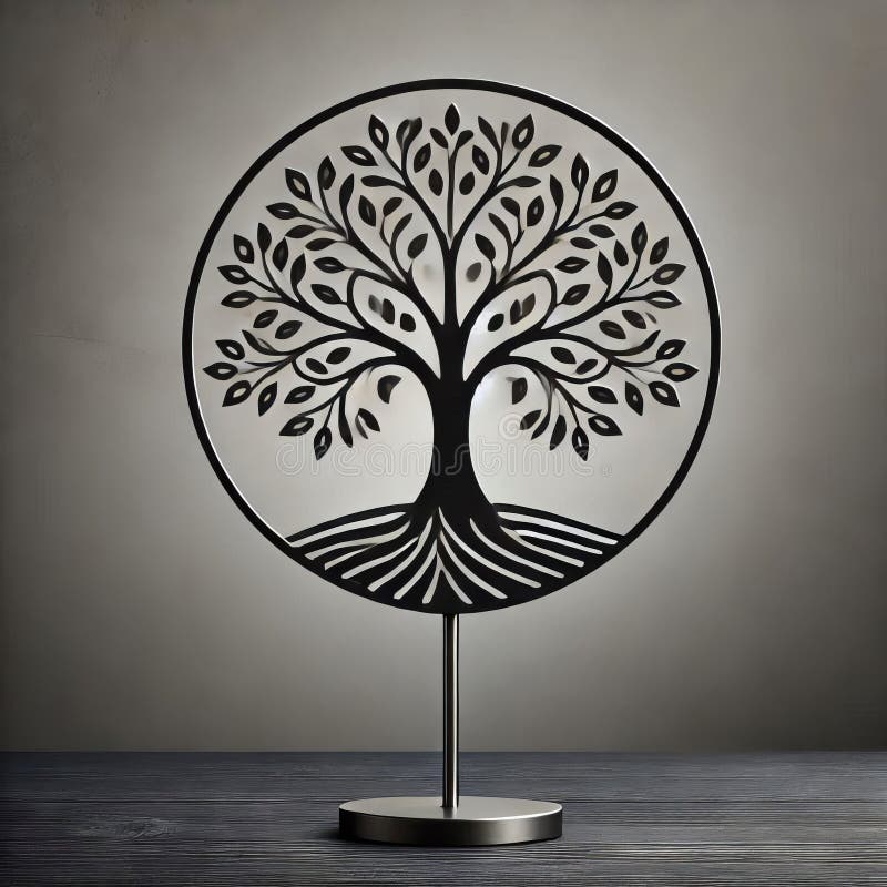 Tree Silhouette a Simple Elegant Tree Outline Fitting for Sustai Stock ...