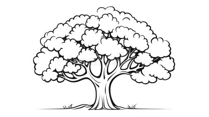 Simple Tree Outline Stock Illustrations – 43,956 Simple Tree Outline ...