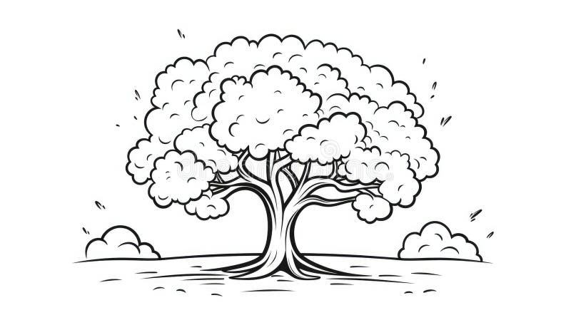 Simple Tree Outline Stock Illustrations – 47,727 Simple Tree Outline ...
