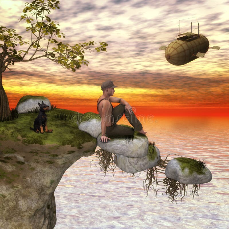 Tree, Sky, Water, Landscape Stock Photo - Image of water, tree: 107452624