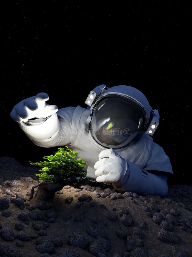 Tree in space. stock illustration. Illustration of columbia - 65961797