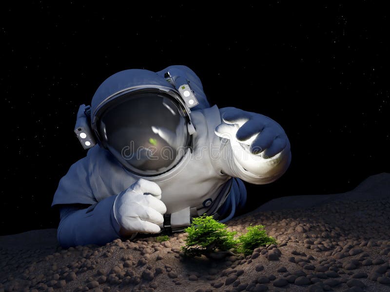 Tree in space stock illustration. Illustration of future - 232300986