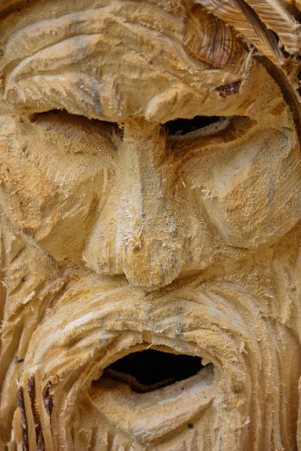 Tree spirit close stock image. Image of sculpture, close - 23001775