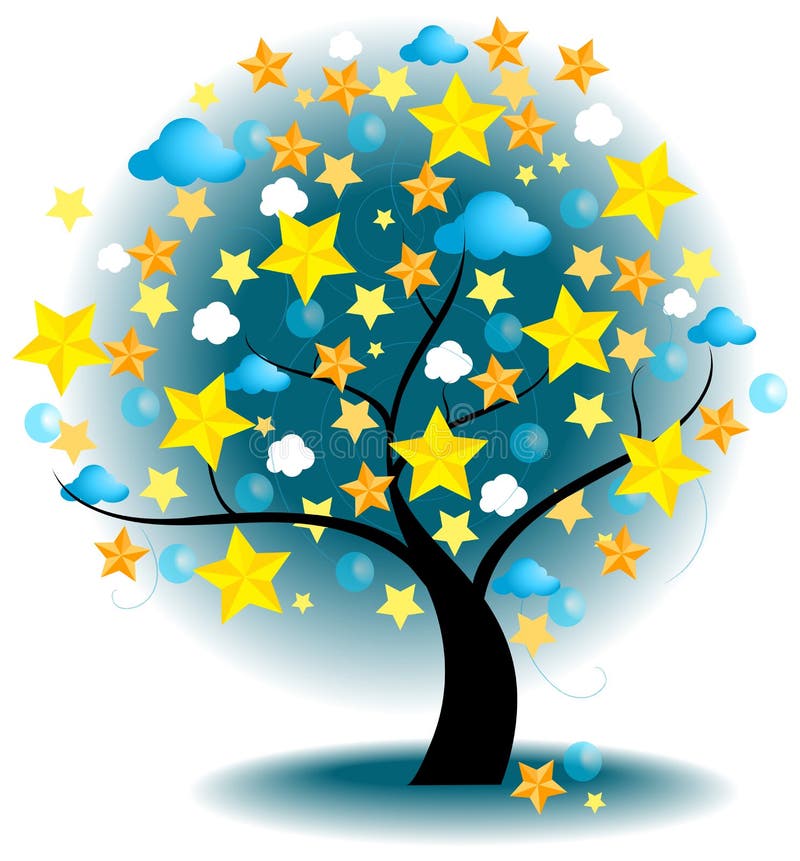 Yellow star frame stock vector. Illustration of celebrate - 2510605