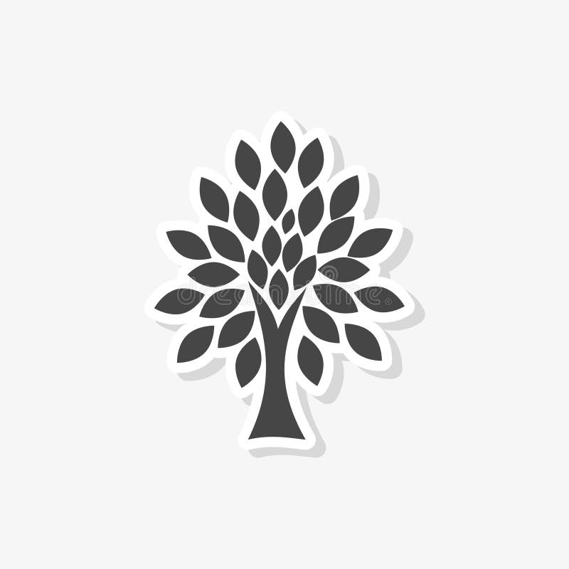 Planting Tree Circle Sticker Stock Illustrations – 8 Planting Tree ...