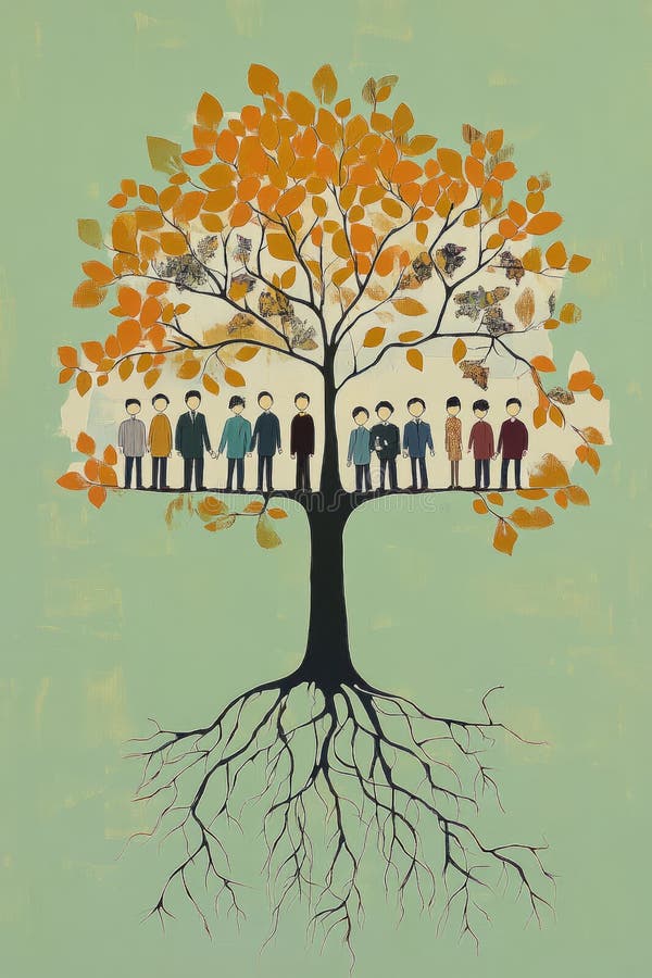 A Tree with a Strong Root System, Symbolizing Growth and Community ...