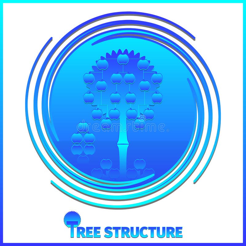 Tree Structure Corporate Hierarchy Stock Vector - Illustration of ...