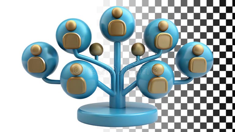 Tree Structure Icon, Organization Chart for Business and Data Themes ...