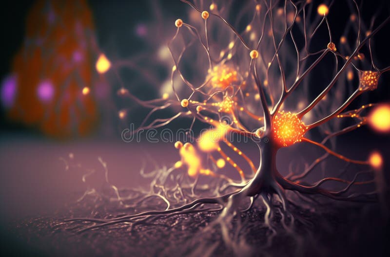 Tree Structure with Illuminated Neurons. Neurons, Brain Cells, Neural ... Tree Structure with Illuminated Neurons. Neurons, Brain Cells, Neural ...