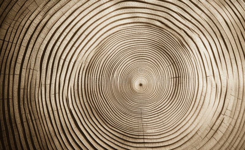 Tree Stump with Annual Rings. Slice Wood from Stump Stock Image - Image ...