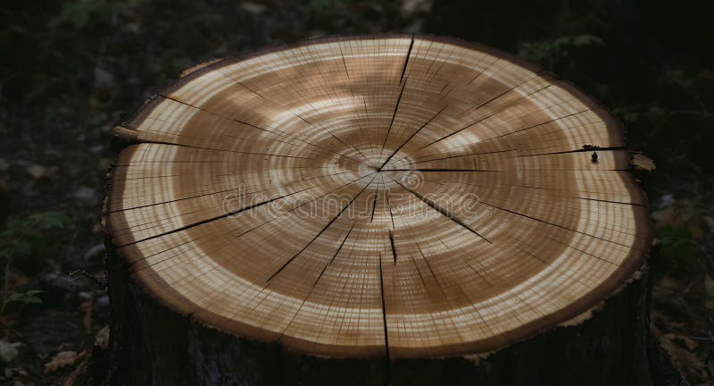 Tree Stump Rings Texture Pattern Stock Photo - Image of wood, forest ...