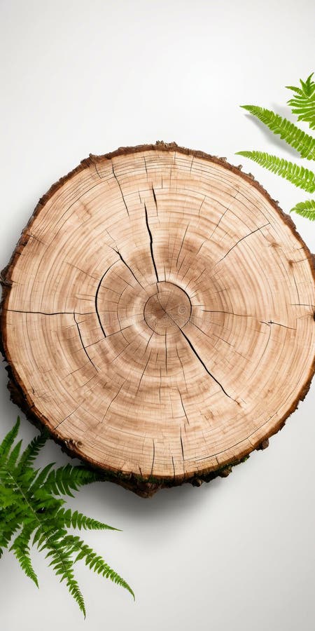 Tree Stump with Spiral Pattern in it. Generative AI Stock Photo - Image ...