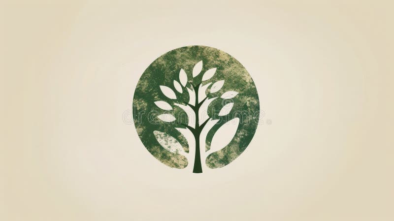 Tree Inside Circle Icon Stock Illustrations – 429 Tree Inside Circle ...