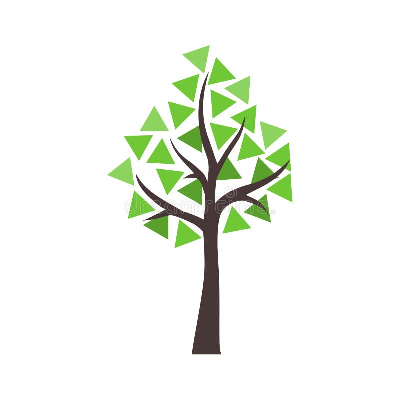 Tree symbol, Tree icon stock vector. Illustration of long - 171764258