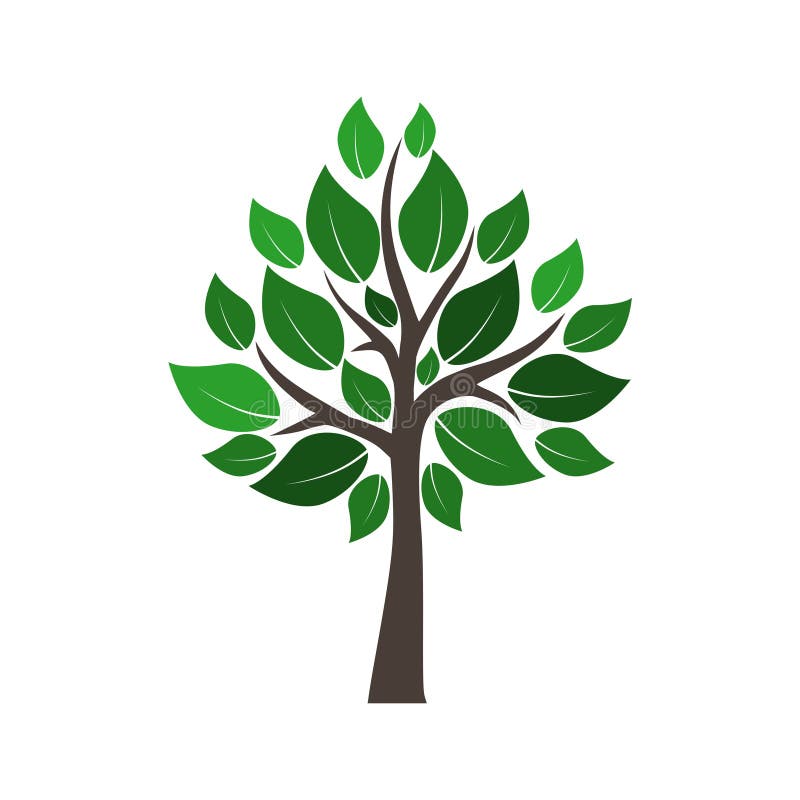 Tree symbol, Tree icon stock vector. Illustration of plant - 171764284