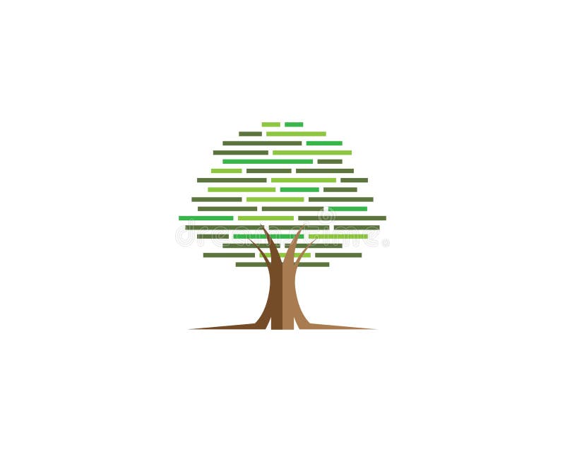Tree symbol vector icon stock vector. Illustration of earth - 171504115
