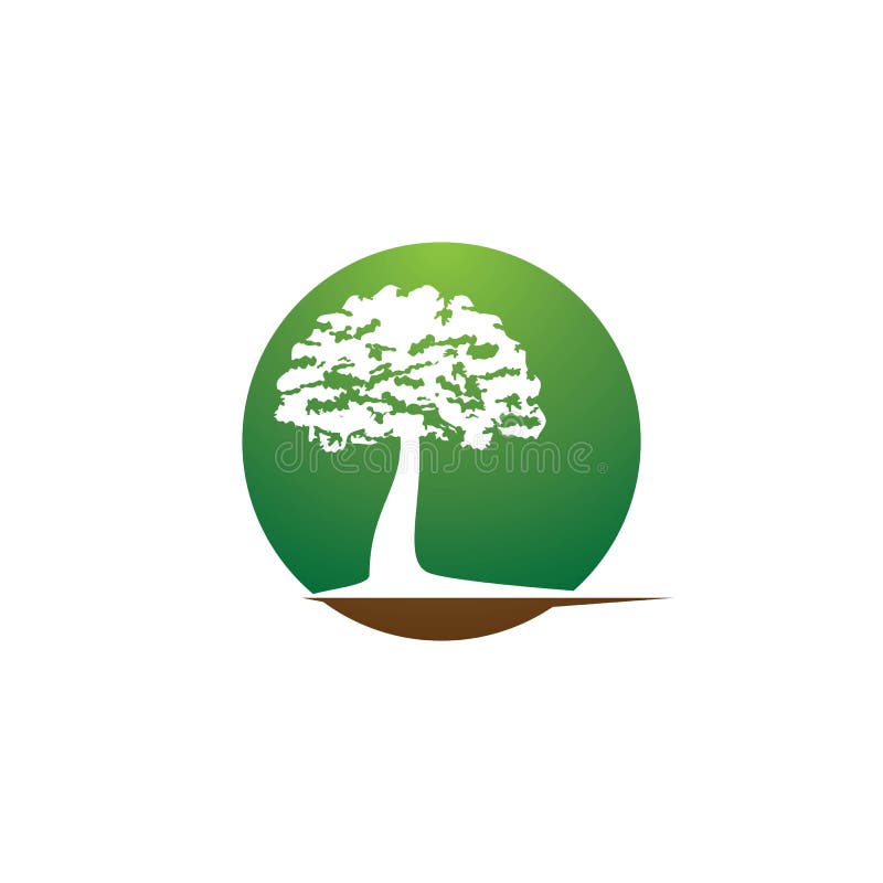 Tree Symbol Vector Icon Illustration Stock Vector - Illustration of ...
