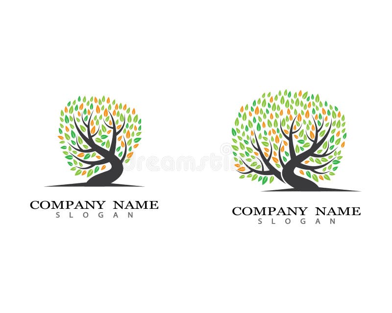 Tree symbol vector icon stock vector. Illustration of growth - 164888326