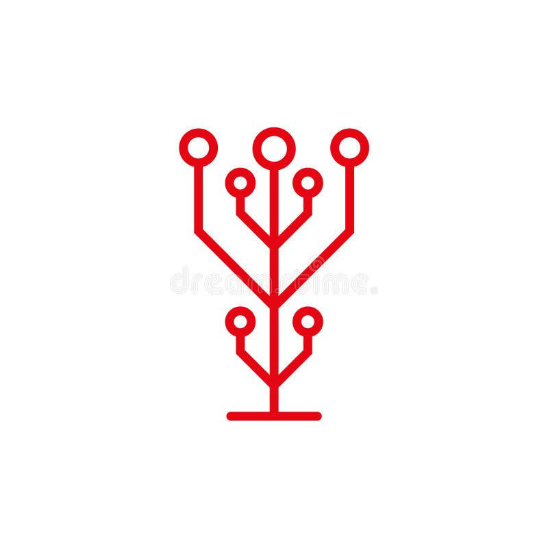 Tree Tech Logo Symbol or Icon Template. Technology Tree Vector Icon ...
