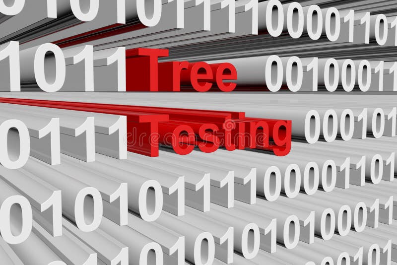 Tree testing stock illustration. Illustration of technology - 89238290