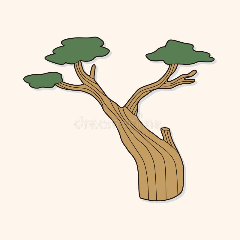 Tree Theme Elements Vector,eps Stock Vector - Illustration of forest ...