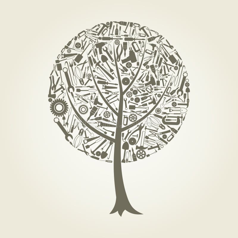 Tree the tool stock vector. Illustration of icon, nose - 26084668