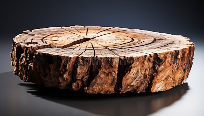 Tree Trunk Cross Section Concentric Tree Rings, Nature Textured Design ...