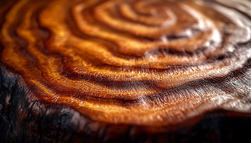 Tree Trunk Cross Section Macro Plank Hardwood Texture Generated by AI ...