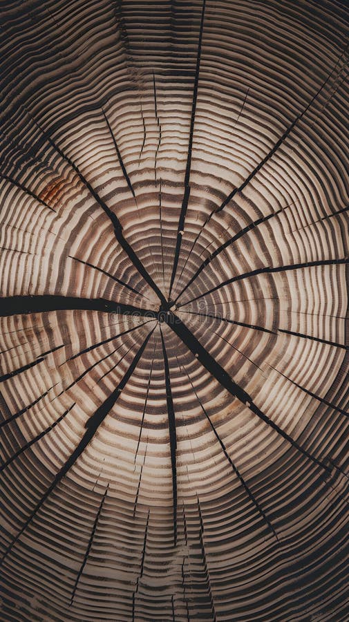 Tree Trunk Rings Showcase Intricate Growth Patterns and Natural ...
