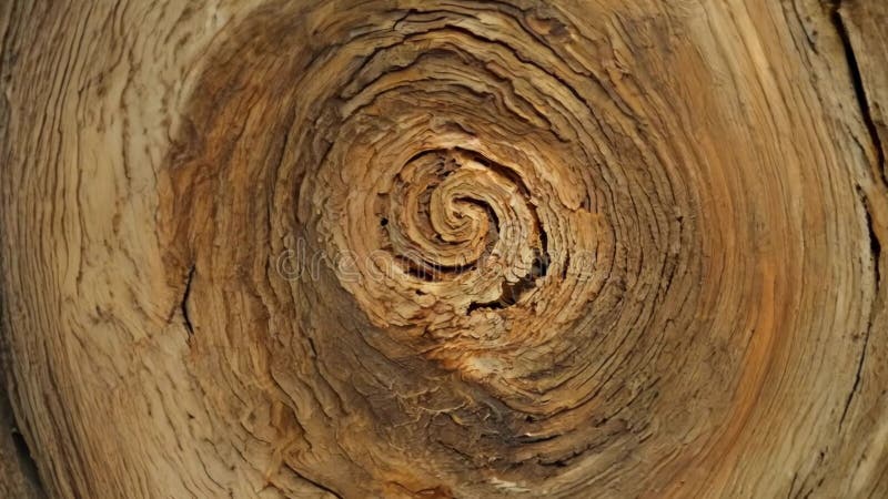 Tree Trunk Showing Knot and Wood Grain Pattern Stock Video - Video of ...