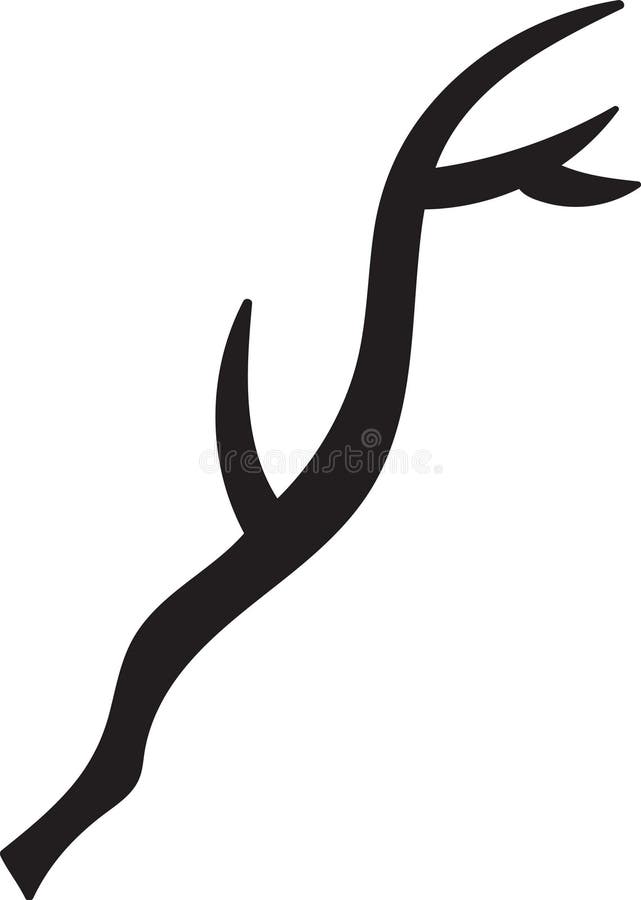 Tree Twig Silhouette stock vector. Illustration of leaf - 290747767