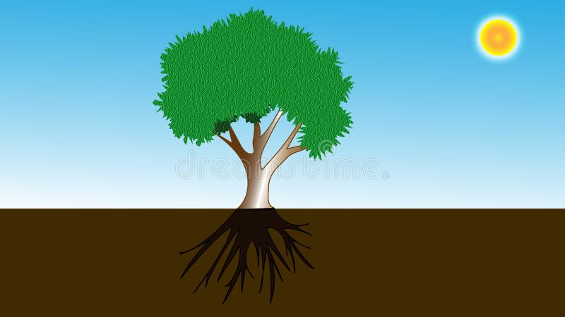 Tree Roots Ground Stock Illustrations – 1,942 Tree Roots Ground Stock ...