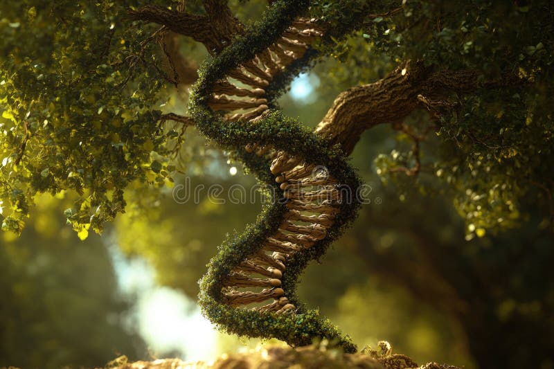 A Tree with a Unique Twisted Trunk, Perfect for Outdoor or Nature ...