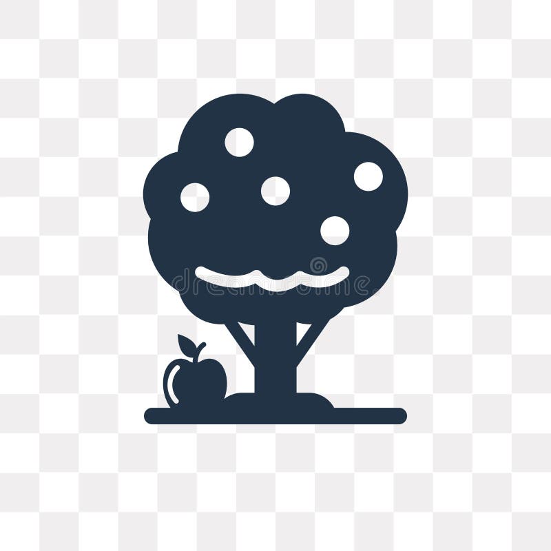 Tree Vector Icon Isolated on Transparent Background, Tree Trans Stock ...