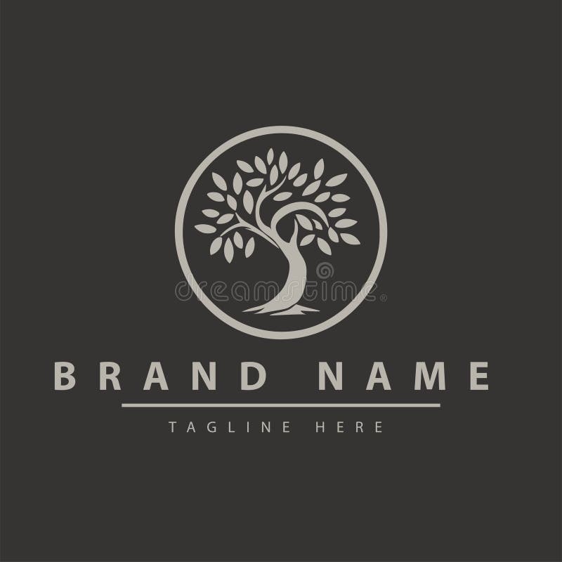 Tree Vector Icon. Logo Design Premium Vector Stock Vector ...