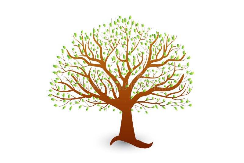 Tree Vector Symbol Logo Template Stock Vector - Illustration of assist ...