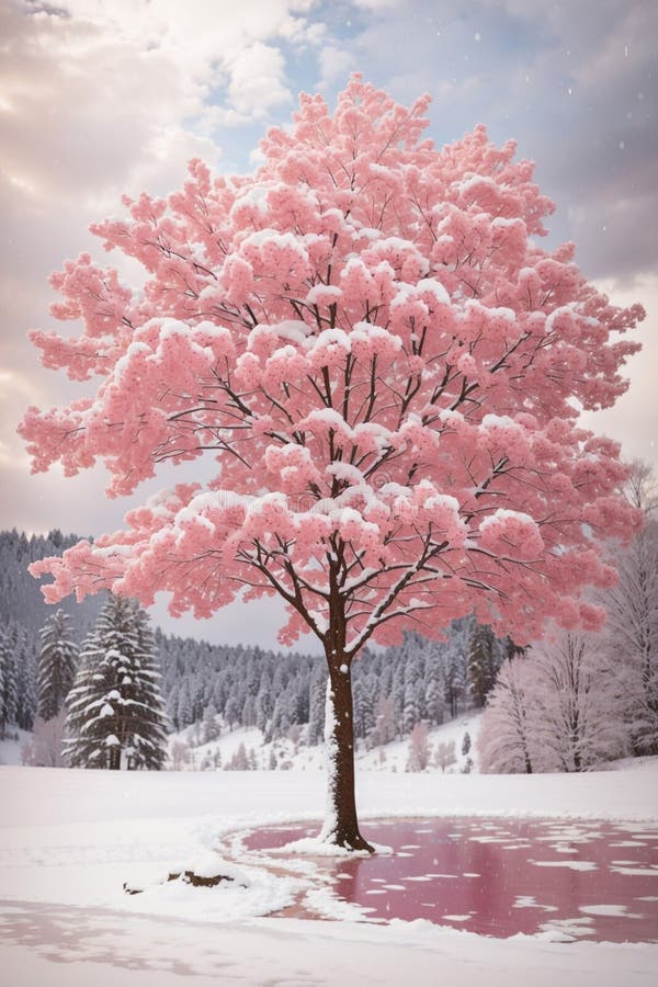 Tree, Tree Wallpaper High Quailty Ai Generative Stock Illustration ...