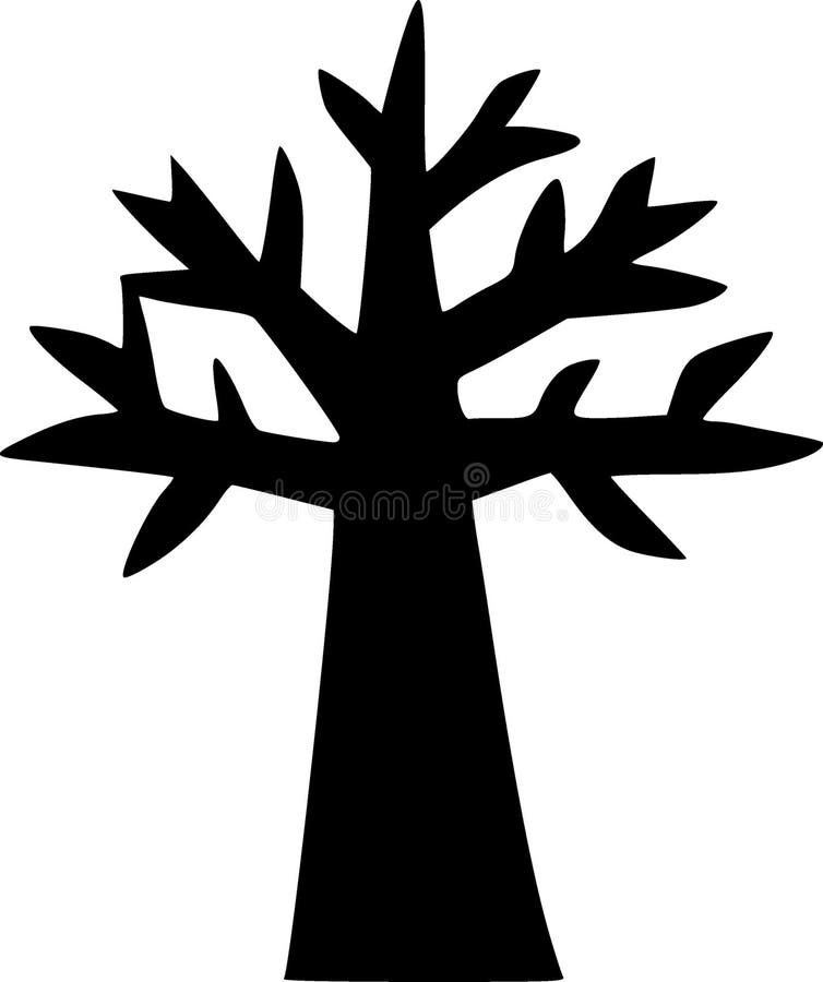 Tree. Web Icon Simple Illustration Stock Illustration - Illustration of ...