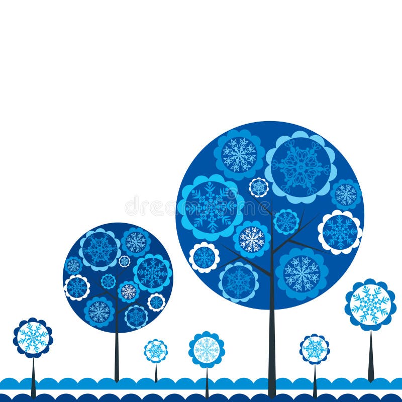 Tree Winter Background Vector Stock Illustrations – 318,244 Tree Winter ...