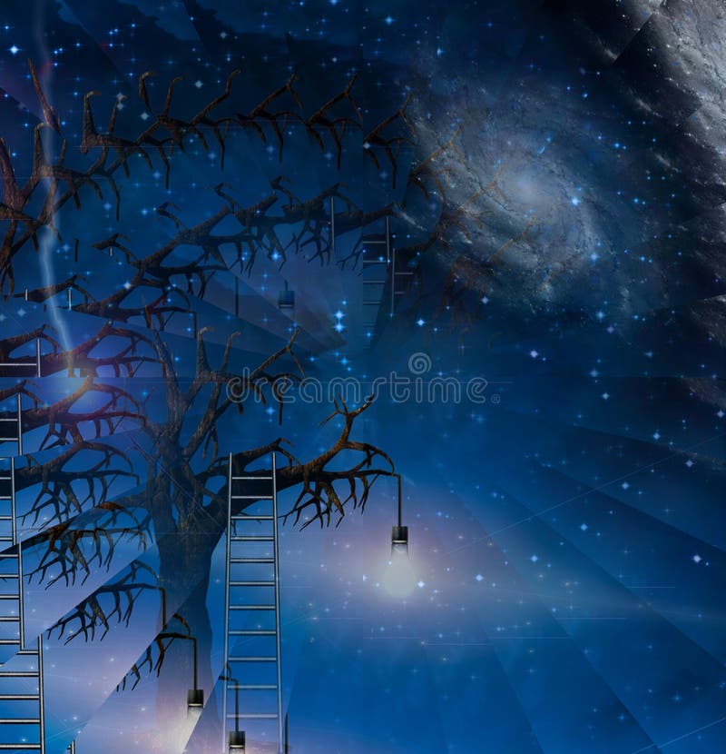 Tree of wisdom stock photo. Image of invention, concept - 87632920