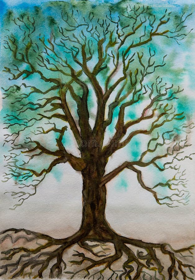 2+ Roots watercolor Free Stock Photos - StockFreeImages