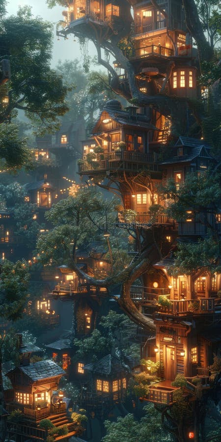Enchanting Fairytale Treehouse Nestled Lush Forest Stock Photos - Free ... Enchanting Fairytale Treehouse Nestled Lush Forest Stock Photos - Free ...