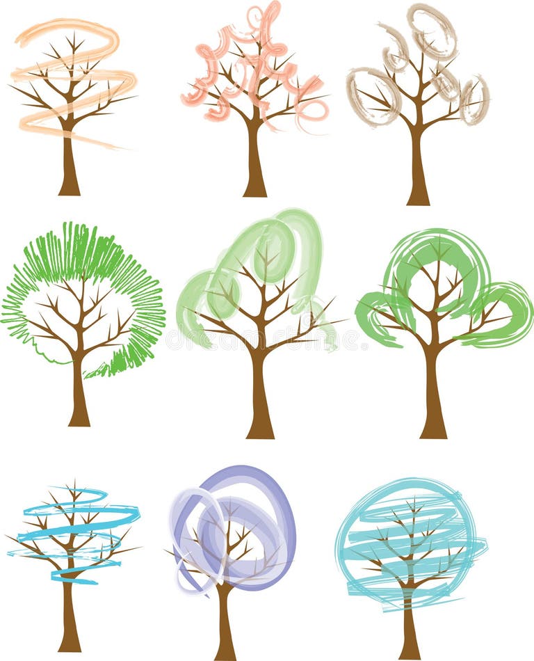 Different Trees Clipart Stock Illustrations – 820 Different Trees ...