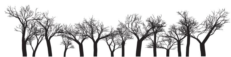 Trees Background Banner stock vector. Illustration of trees - 87676832