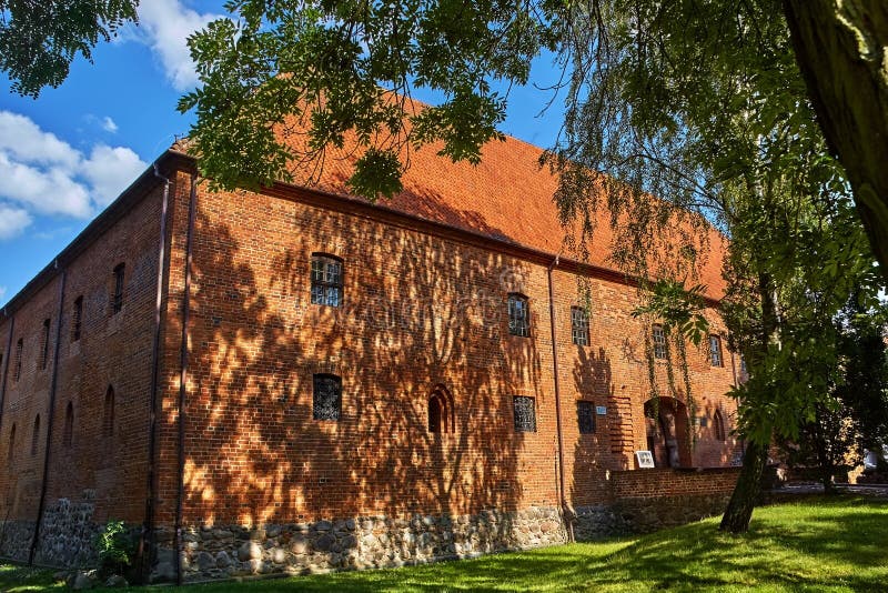 Teutonic Castle in Ostroda, Poland Stock Photo - Image of history ...
