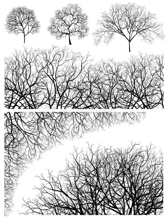 Trees design elements stock vector. Illustration of isolated - 29556689